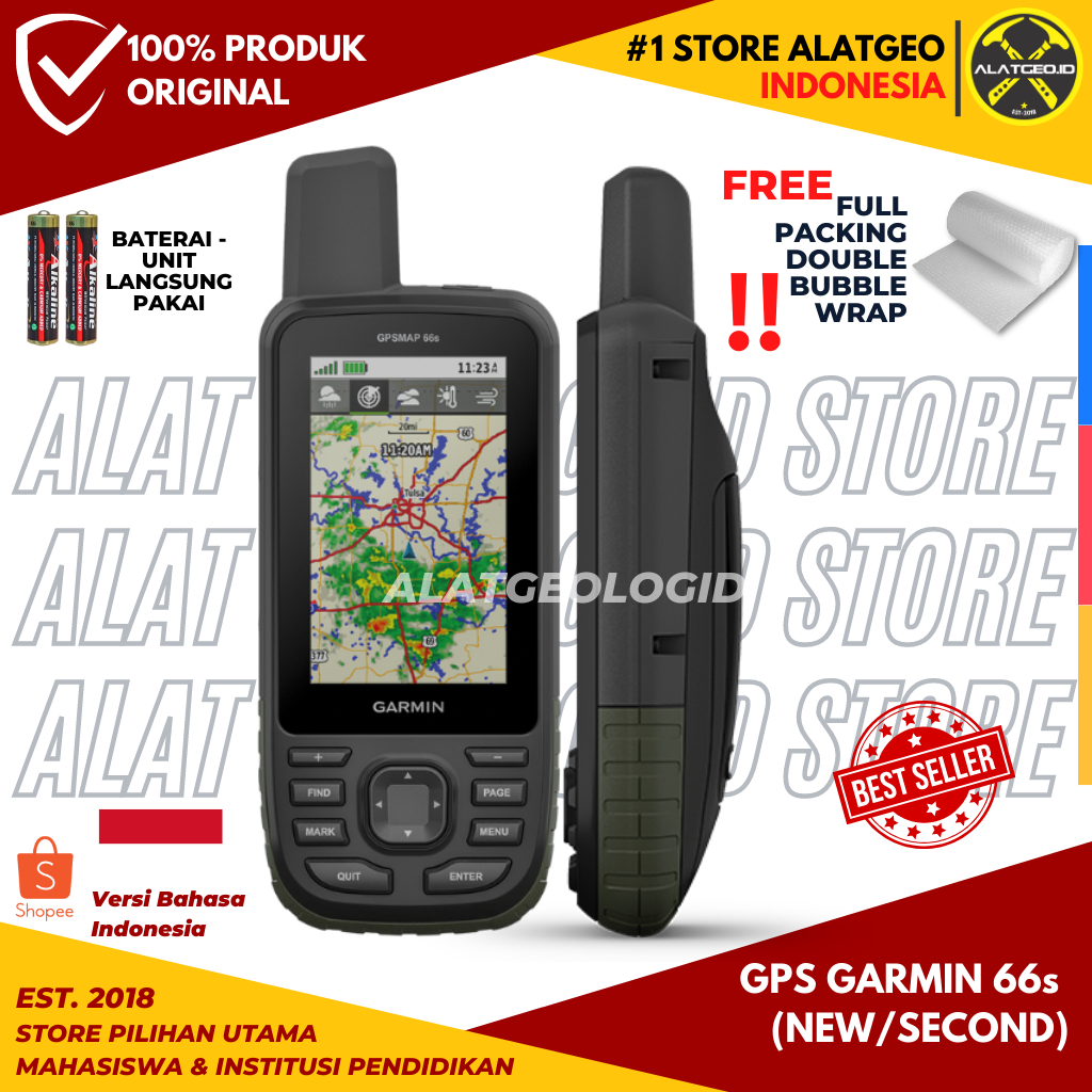 Jual GPS MAP Garmin 66s 66 s Original Garansi Resmi TAM 2 Tahun ...