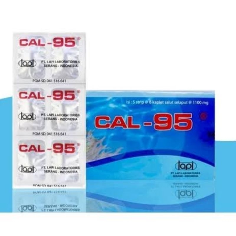 Jual CAL-95 Kaplet (1strip 6 kaplet) | Shopee Indonesia
