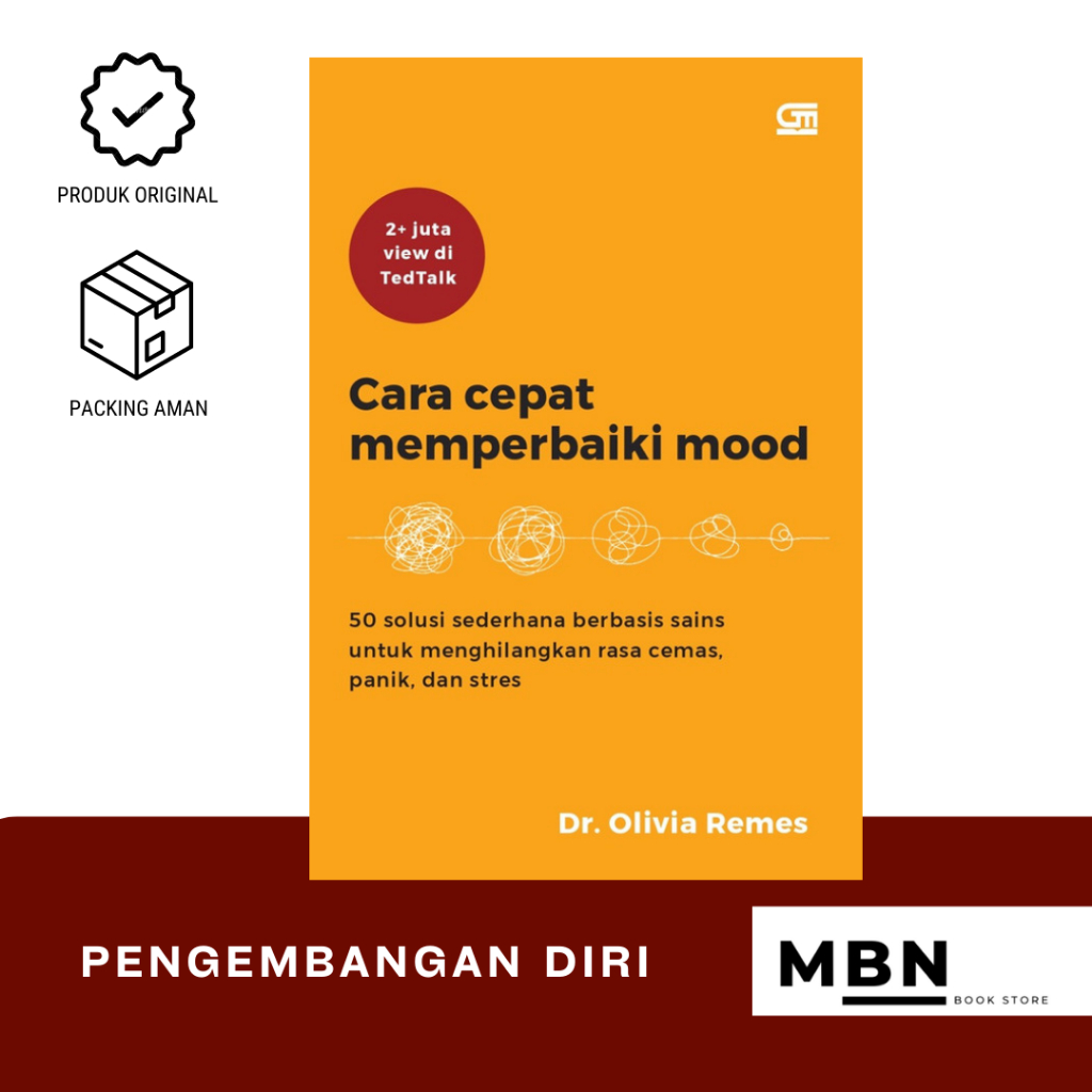 Jual CARA CEPAT MEMPERBAIKI MOOD - DR OILIVIA REMES (2+ JUTA VIEW DI TEDTALK) | Shopee Indonesia