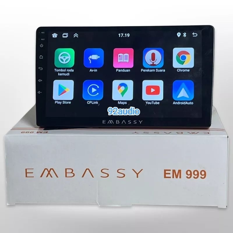 Jual Head unit Android 9 Inch dan 10 Inch Embassy Venus 2/32 Carplay ...