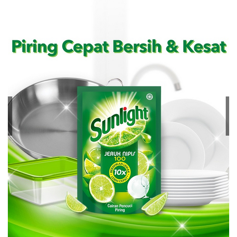 Jual Sunlight Sabun Cuci Piring Jeruk Nipis Refill 650ML | Shopee Indonesia