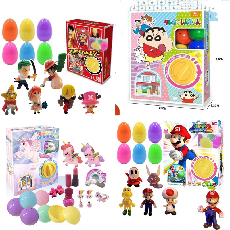 Jual random surprise eggs blind box mainan telur kapsul kejutan one ...