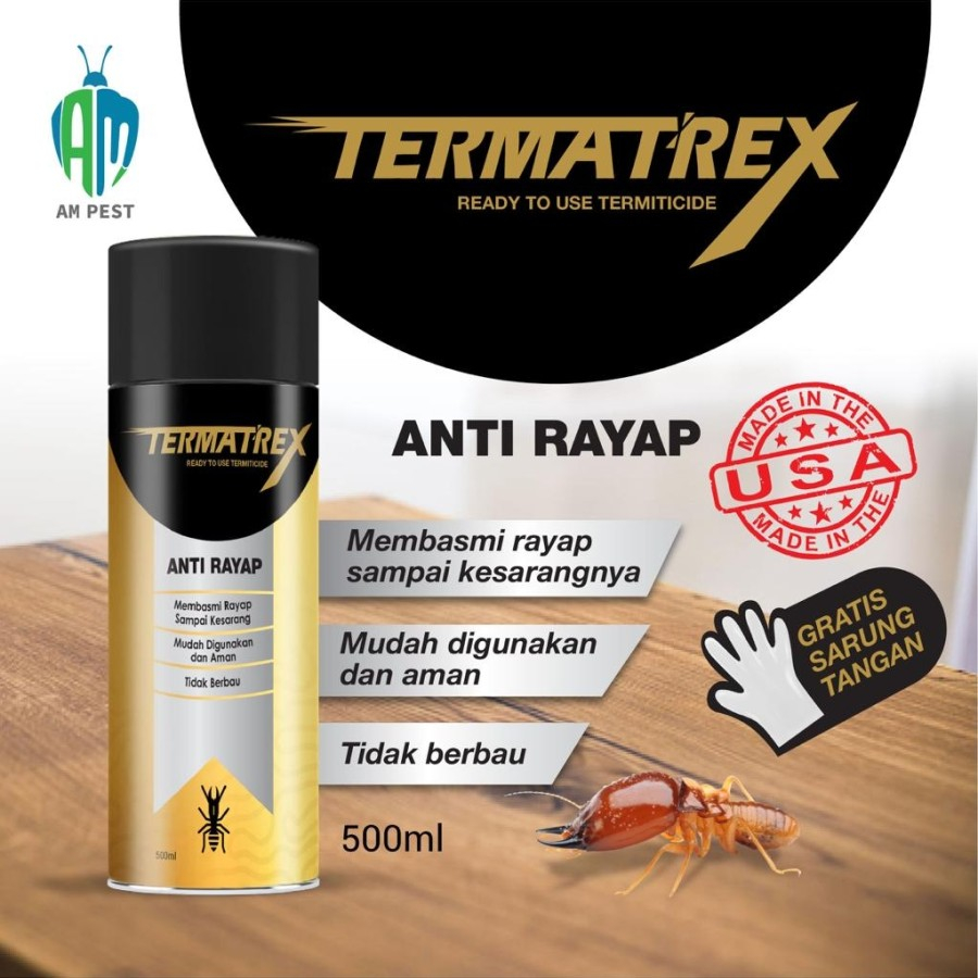 Jual Termatrex 500 ML - Anti Rayap Aerosol Spray Basmi Teter Kayu ...