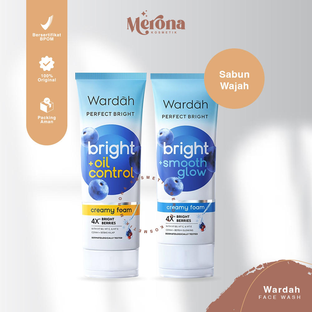 Jual WARDAH PERFECT BRIGHT CREAMY FOAM BRIGHTENING + OIL CONTROL ...