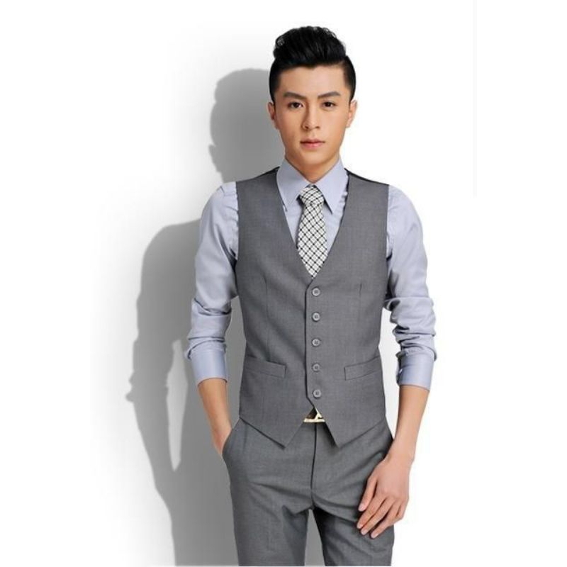 Jual SETELAN VEST FORMAL PRIA / ROMPI KERAH / ROMPI FORMAL PRIA ...