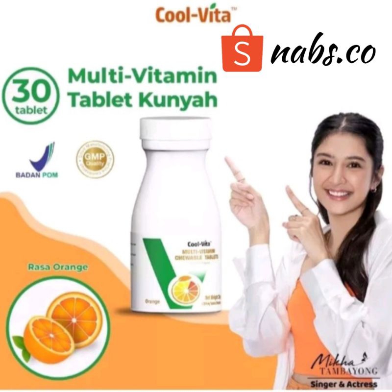 Jual [3tube]Cool Vita Multivitamin Chewable Tablets Suplemen Kesehatan ...