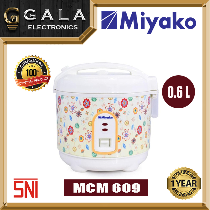 Jual Magic Com Miyako MCM 609 0,6 Liter | Shopee Indonesia