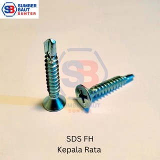 Jual SDS FH 8x16 Skrup Roofing Flat Head Self Drilling Screw | Shopee ...