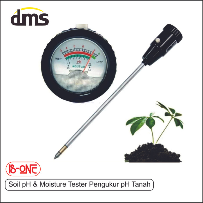 Jual Soil pH & Moisture Tester / Alat Pengukur pH Tanah | Shopee Indonesia