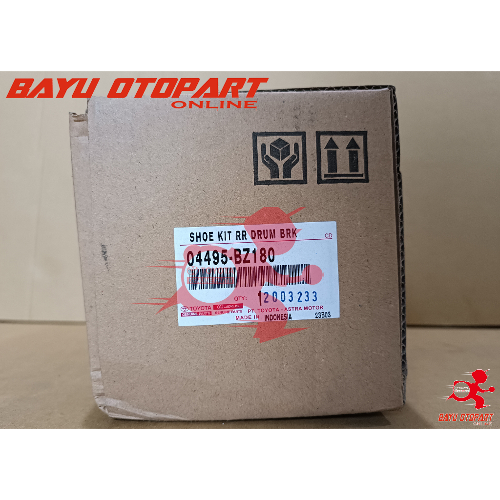 Jual SEPATU REM BELAKANG TOYOTA RAIZE,AVANZA/VELOZ 04495-BZ180 | Shopee ...