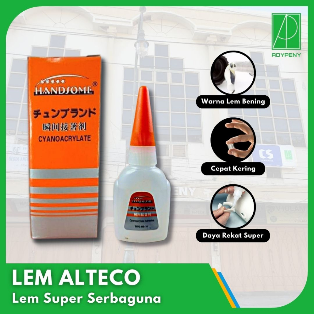 Jual Lem Korea Alteco Handsome Lem Cair Serba Guna Super Glue | Shopee ...