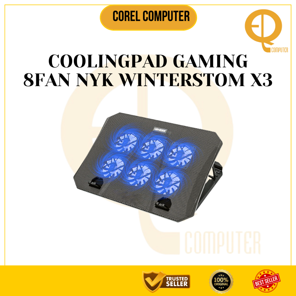 Jual COOLINGPAD GAMING 8FAN NYK WINTERSTOM X3 / COOLINGPAD GAMING / COOLINGPAD GAME / COOLINGPAD ...