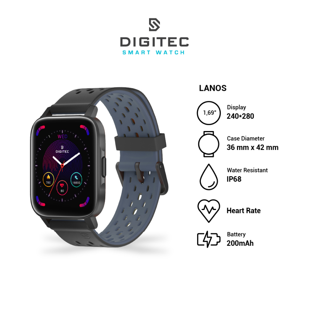 Jual Smartwatch Digitec Lanos | Shopee Indonesia