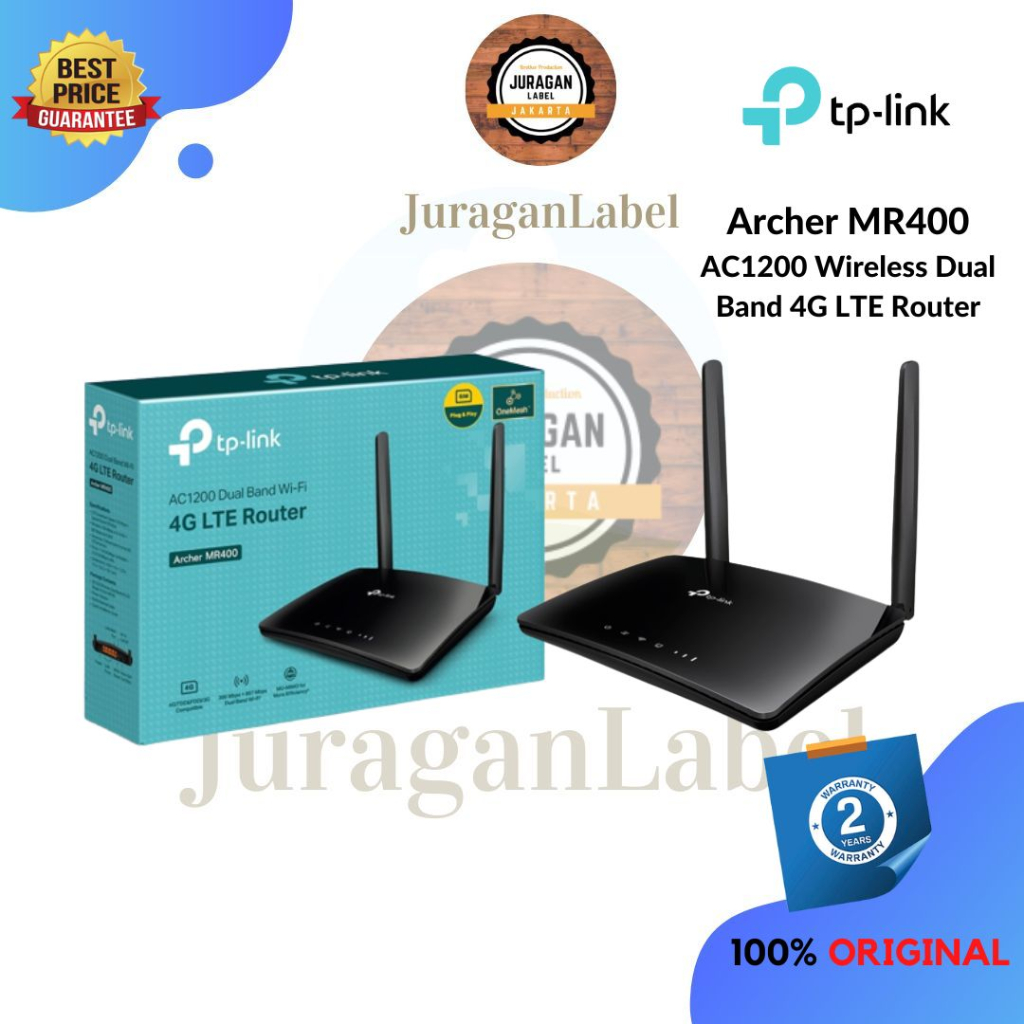 Jual TP-LINK Archer MR400 AC1200 4G LTE Dual Band Wifi Direct Sim ...