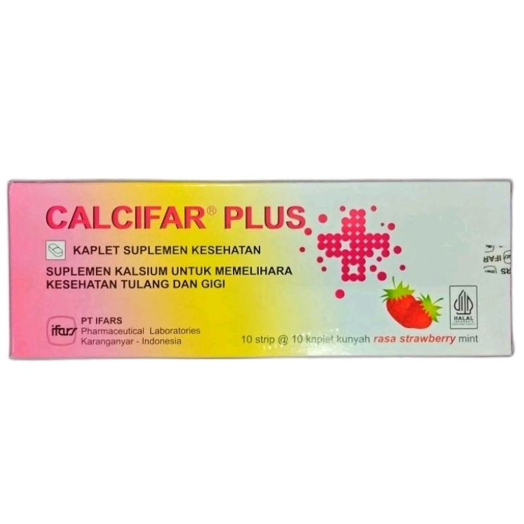 Jual CALCIFAR PLUS - Calcium + Vitamin D3 (100's /Dus) | Shopee Indonesia