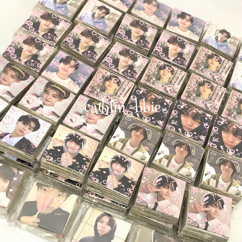 Jual ꒰ Isi 50pcs ꒱ freebies Sticker Kpop ala sellkor uk 3x3 cm Cute Deco Freebies, NCT ENHYPEN ...