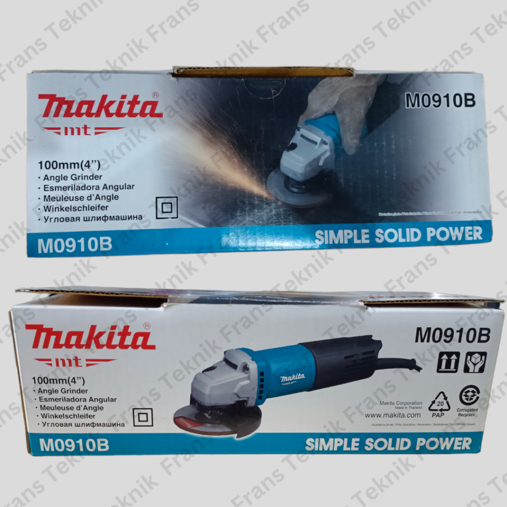Jual MAKITA M0910B MESIN GERINDA GURINDA TANGAN 4" M 0910 B ANGLE ...