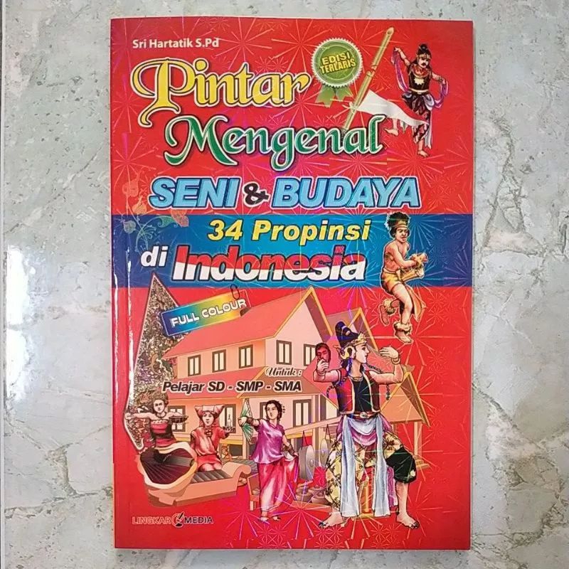 Jual Buku mengenal seni budaya 34 provinsi indonesia bergambar full colour | Shopee Indonesia