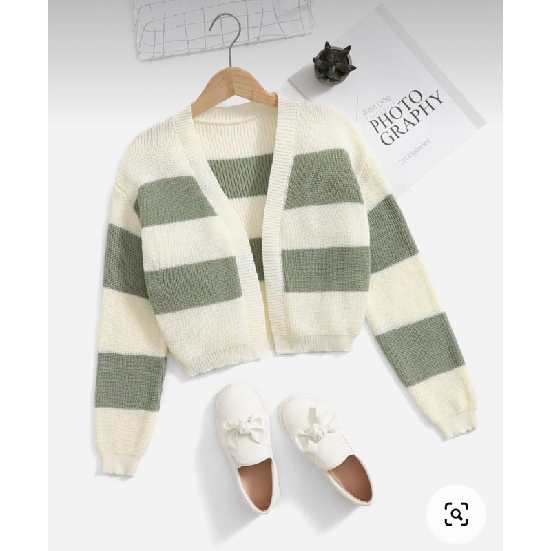 Jual CARDIGAN RAJUT / ADENIA CARDIGAN CROP | Shopee Indonesia