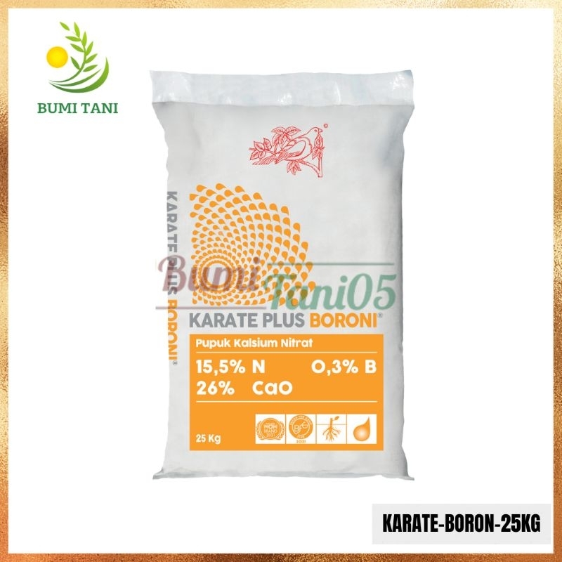 Jual Pupuk Meroke Karate Plus Boroni Kemasan 25kg Pupuk Kalsium Nitrat ...