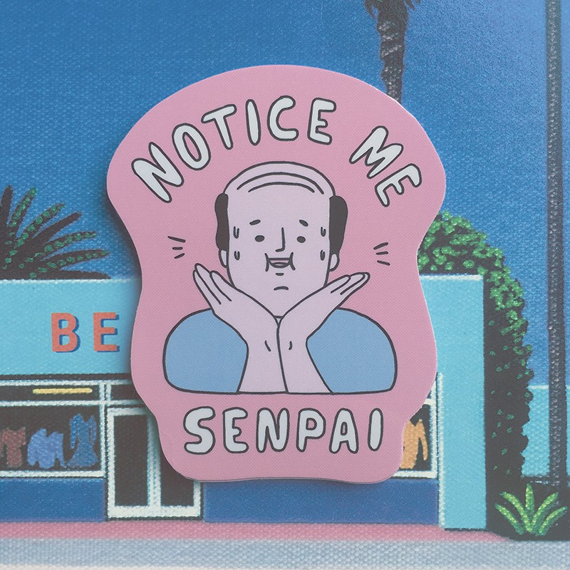 Jual Notice Me Senpai - Vinyl Sticker | Shopee Indonesia