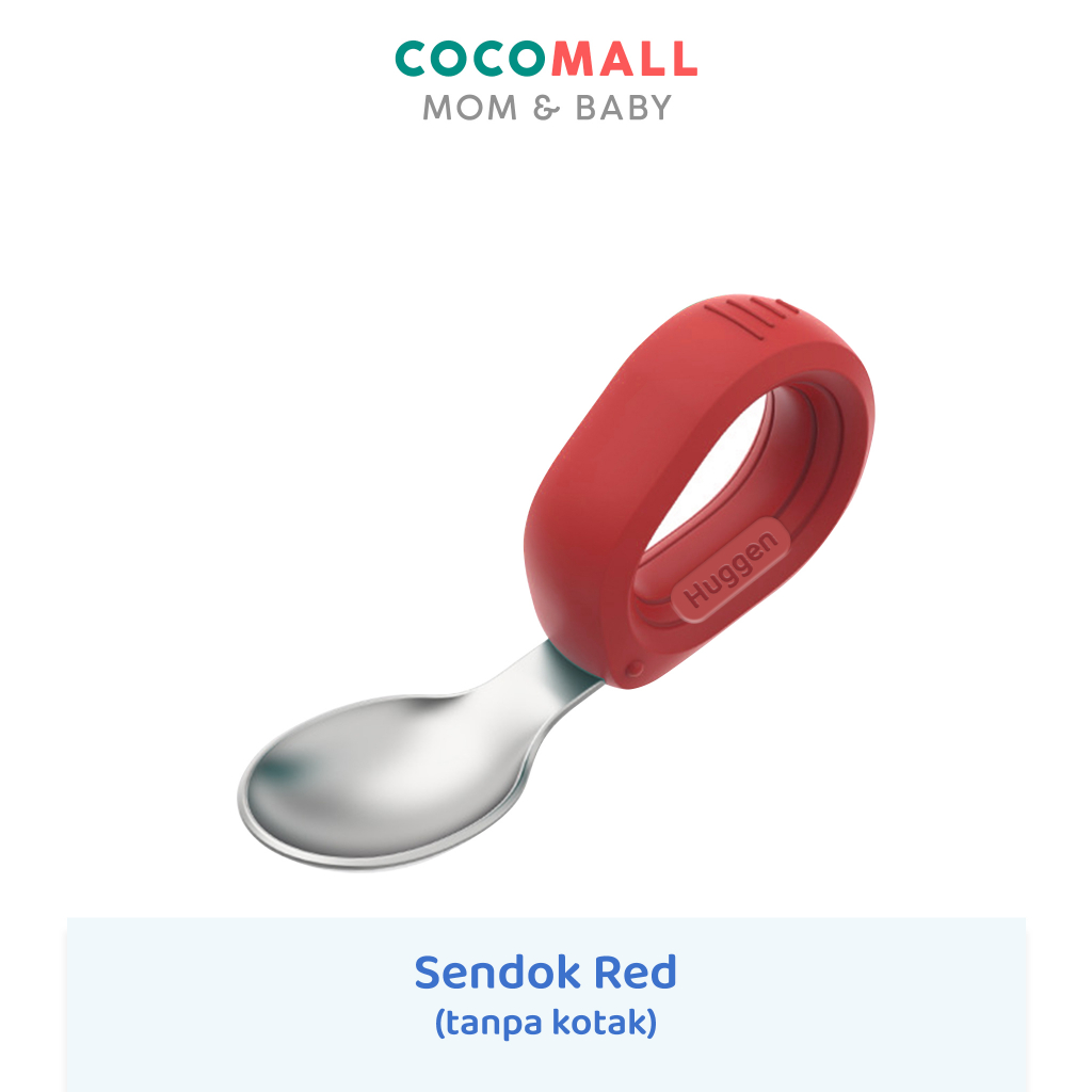 Jual COCOMALL Sendok Anak Stainless Steel SUS316 - Training Spoon Baby ...