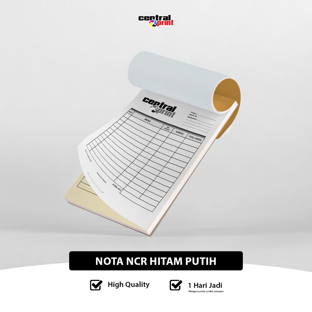 Jual Print Hitam Putih Nota NCR custom/ Print Invoice | Shopee Indonesia