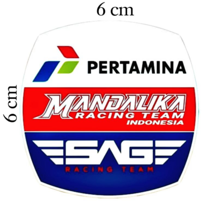 Jual Promo Stiker MANDALIKA SAG - Sticker PERTAMINA MANDALIKA - Sticker ...