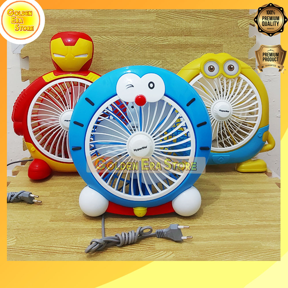 Jual KIPAS ANGIN MINI 8" INCH ARASHI / KIPAS DORAEMON / IRON MAN ...