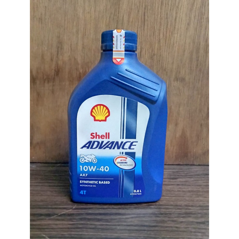 Jual Oli Shell Advance AX7 SAE 10W-40 UNIVERSAL 0,8 liter dan 1 liter ...