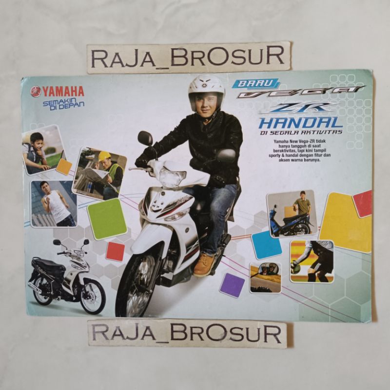 Jual Poster brosur katalog flyer Yamaha Vega ZR 2012 | Shopee Indonesia