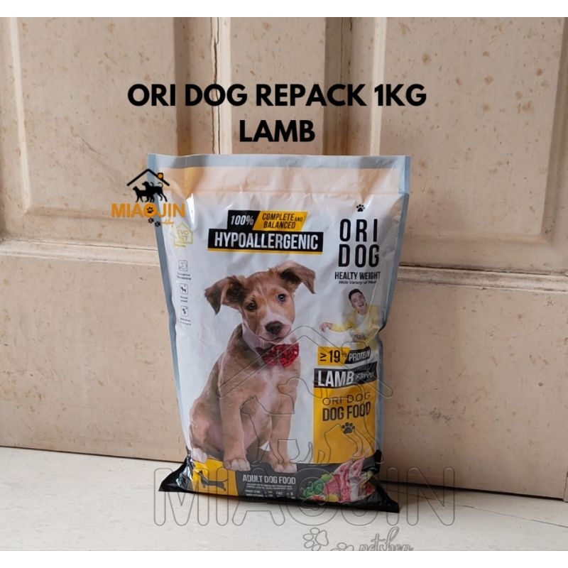 Jual ORI DOG REPACK 1kg - Makanan Anjing Food ORIDOG Puppy Adult Anak ...