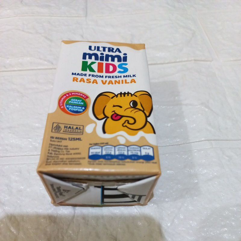 Jual susu uht ultra mimi rasa vanila 125ml | Shopee Indonesia