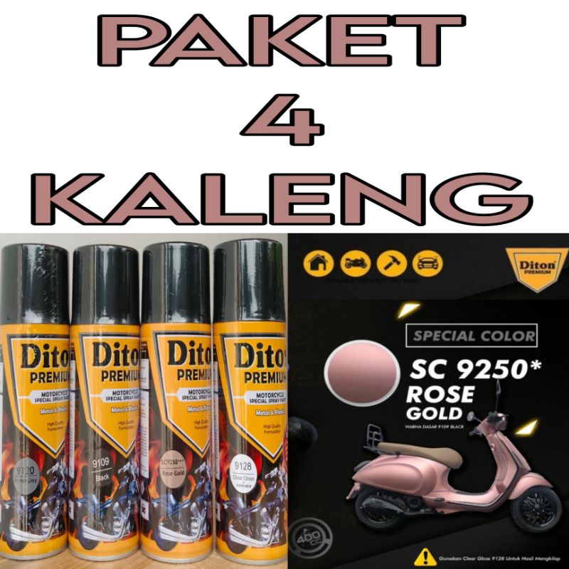 Jual PAKET 4 KALENG pilok pilox diton premium ROSE GOLD SC9250* 9250 ...