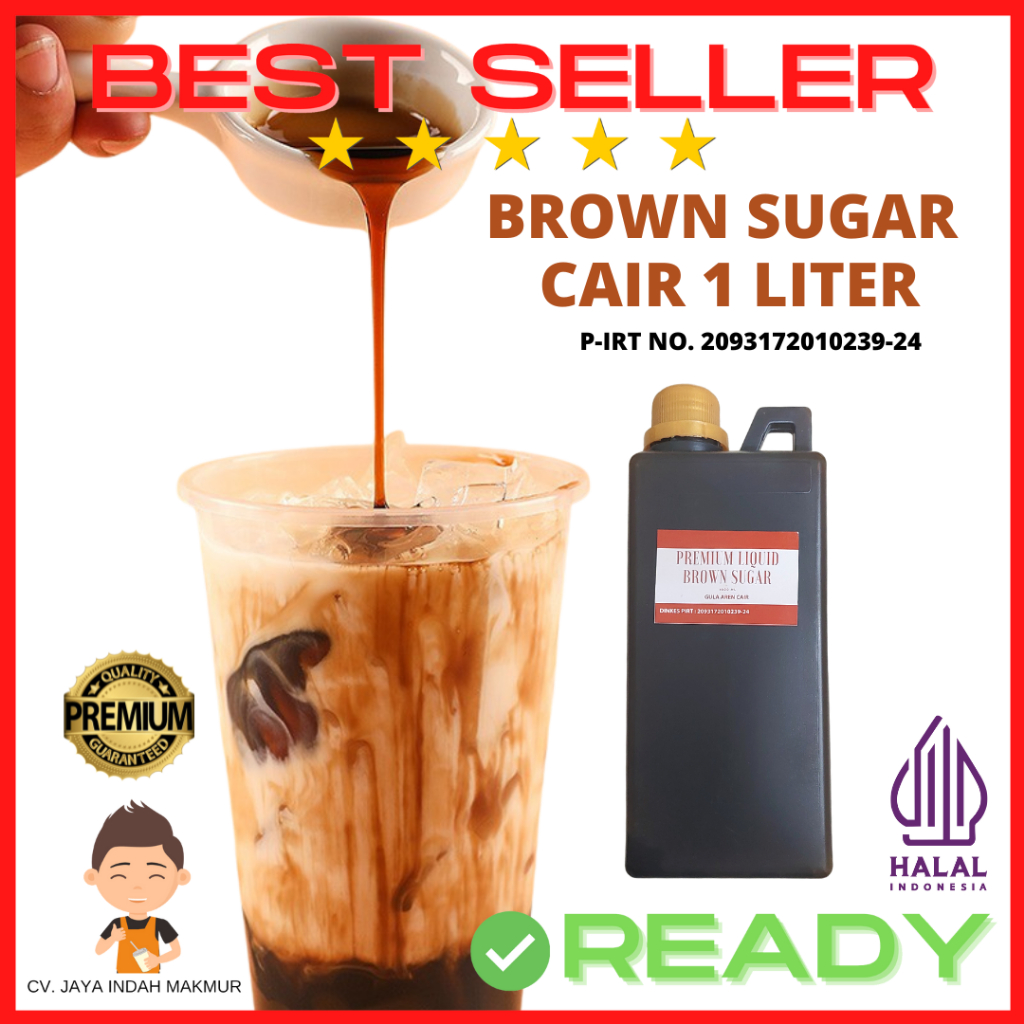 Jual 100% Premium Organic Brown Sugar | Gula Aren | Gula Merah Cair 1 ...
