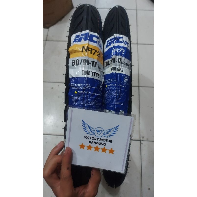 Jual Ban Luar IRC Depan Belakang Nr72 70/90-17 80/90-17 Supra Karisma ...