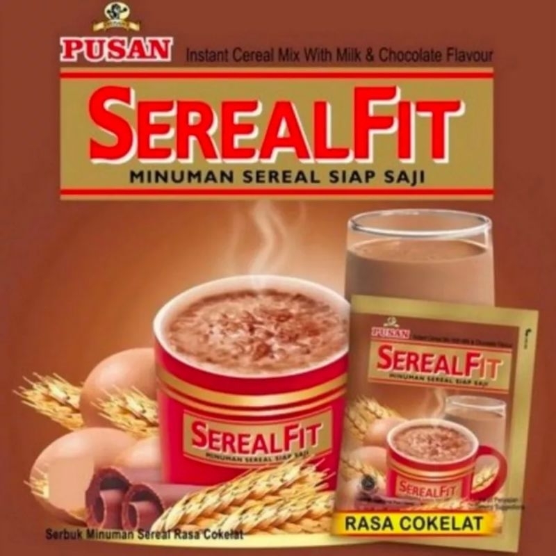 Jual PUSAN SEREAL FIT MINUMAN SIAP SAJI ISI 20 PCS | Shopee Indonesia