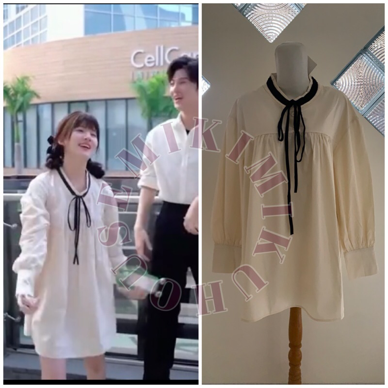 Jual DRAMA HIDDEN LOVE ZHAO LUSI DRESS CREWNECK DOLL SKIRT PUFF SLEEVES ...