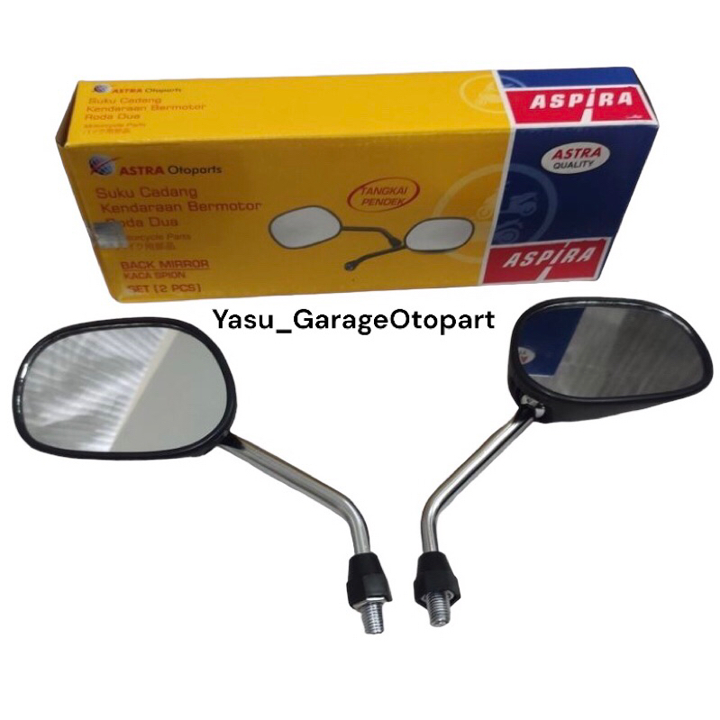 Jual Spion sepion kaca aspira kualitas ori drat 14 tangkai pendek krom ...