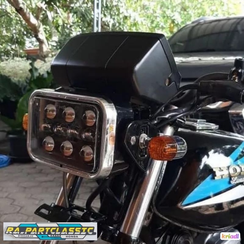 Jual LAMPU DAYMAKER LED KOTAK 4X6 PNP RX KING GL MAX GL100 HONDA WIN ...
