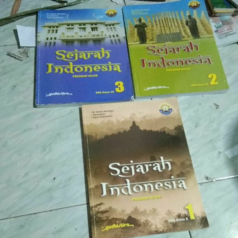 Jual SEJARAH INDONESIA PROGRAM WAJIB KELAS 1 2 3/10 11 12 SMA K13 EDISI REVISI PENERBIT ...