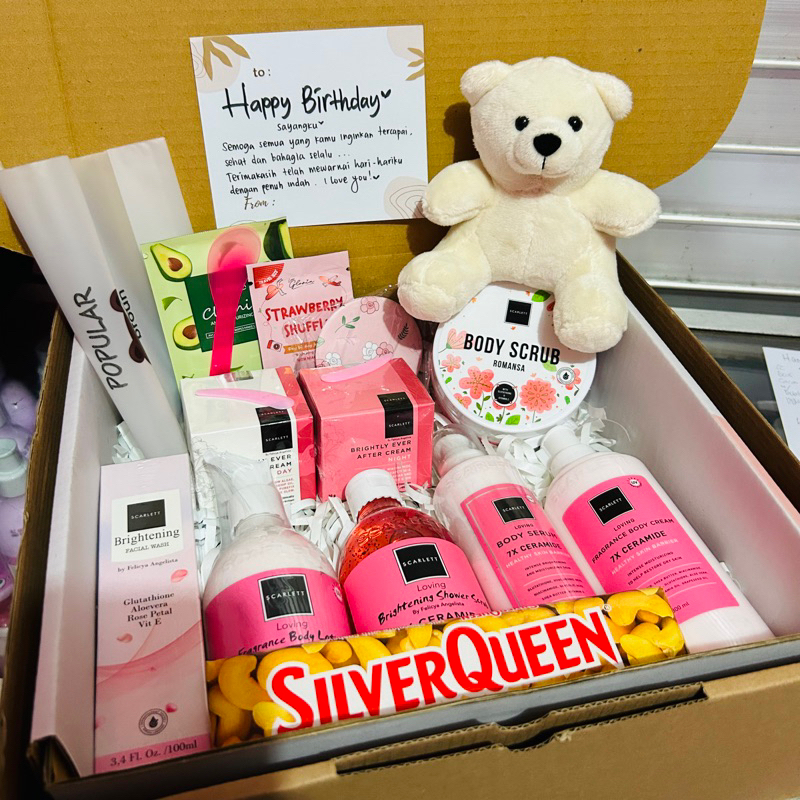 Jual (3KG) HAMPERS BOX / GIFT BOX / KADO / LEBARAN / ULANG TAHUN / SCARLETT WHITENING (ORIGINAL ...