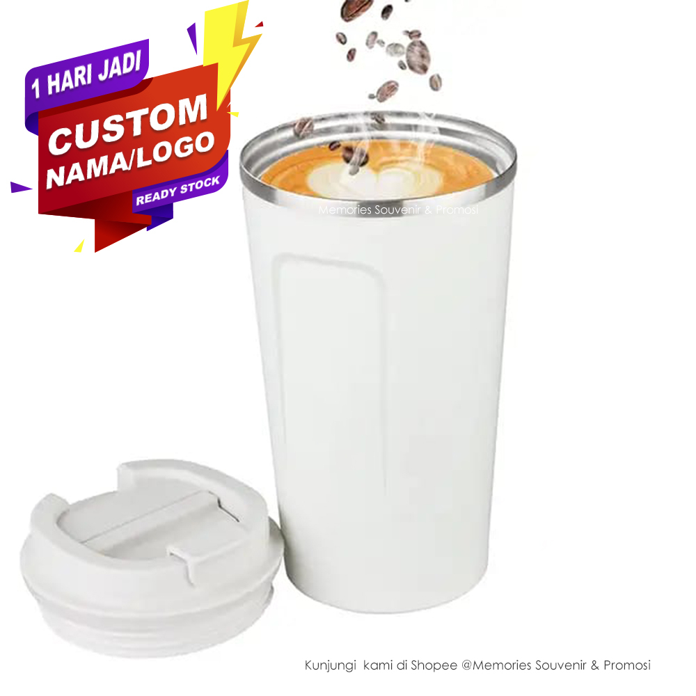 Jual Gelas Coffee Stainlees + GRATIS CUSTOM NAMA | TUMBLER FREE CETAK ...