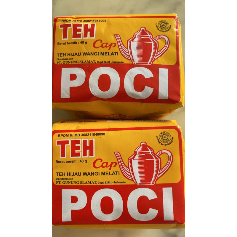Jual Teh Poci Teh Hijau Rasa Melati 40gr | Shopee Indonesia