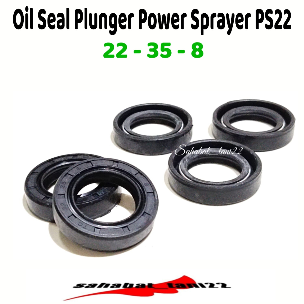 Jual Oil seal plunger PS22 22 X 35 X 8 oli seal cuci steam seal plunger ...