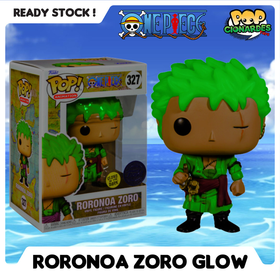 Jual Funko POP Animation - One Piece - Roronoa Zoro Glow #327 | Shopee ...