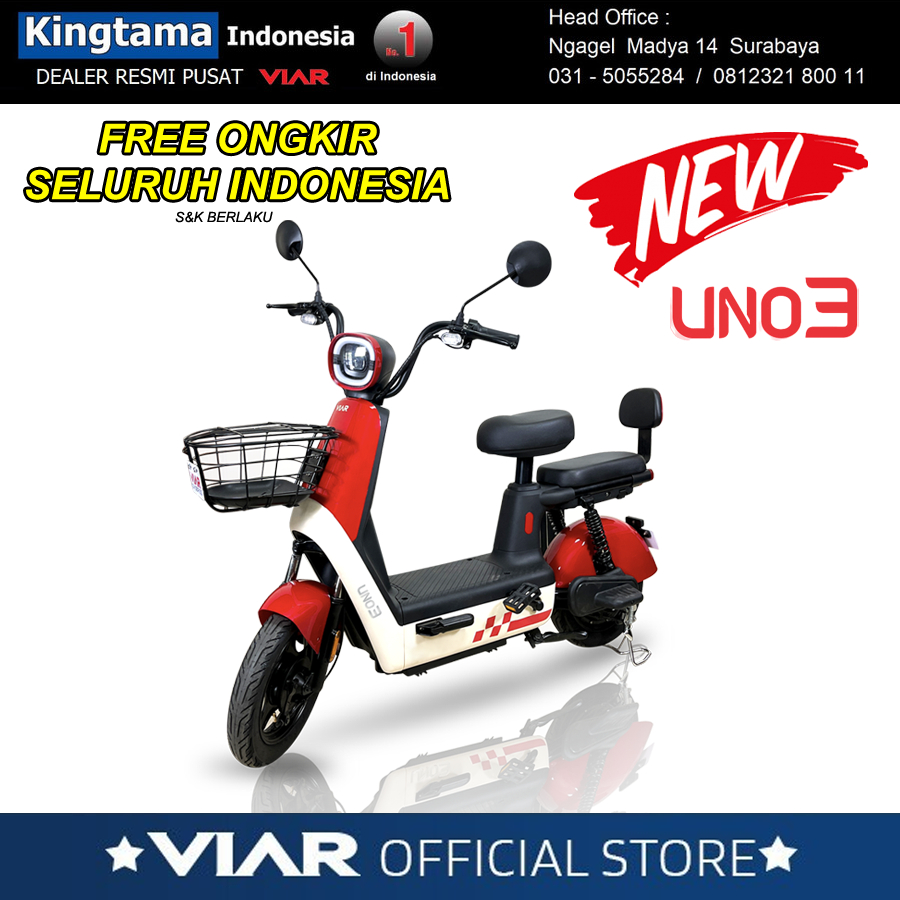 Jual Sepeda Listrik VIAR UNO3 - PROMO - ORIGINAL | Shopee Indonesia