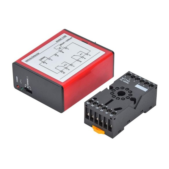 Jual VLD Single Merah Loop Detector Merah 220V Sensor Parkir 110B ...