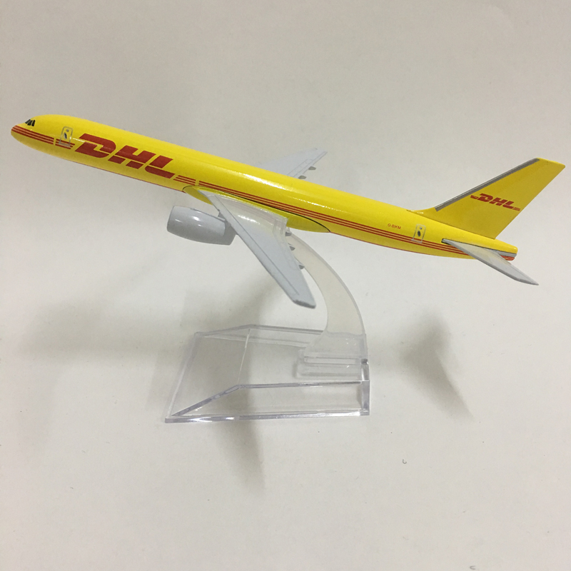 Jual Pajangan Miniatur Diecast Pesawat DHL B757 Aircraft model DHL ...