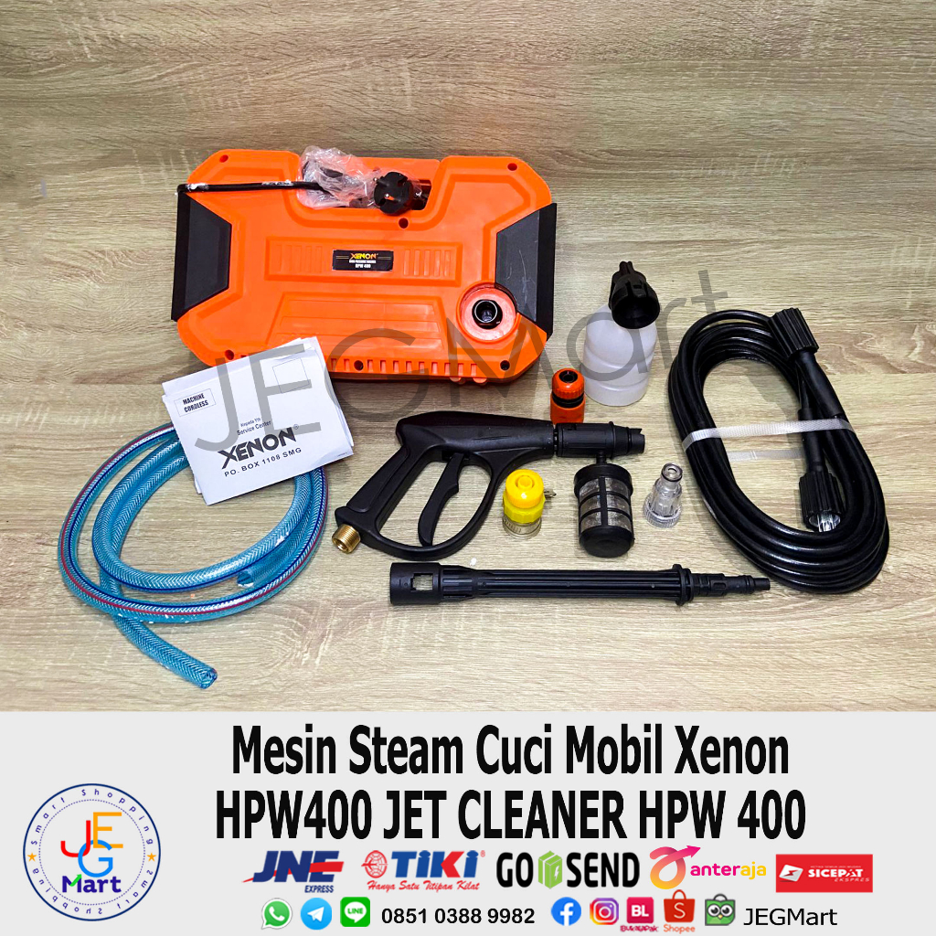 Jual Mesin Steam Cuci Mobil Xenon HPW400 JET CLEANER HPW 400 | Shopee ...